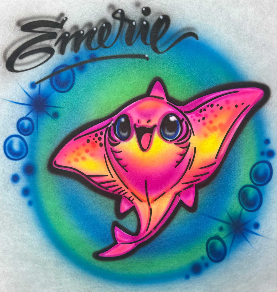 Stingray ( Beach ) # 3014 art stencil / template – Chino Stencils