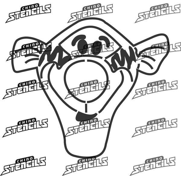 Tigger #109 art stencil – Chino Stencils