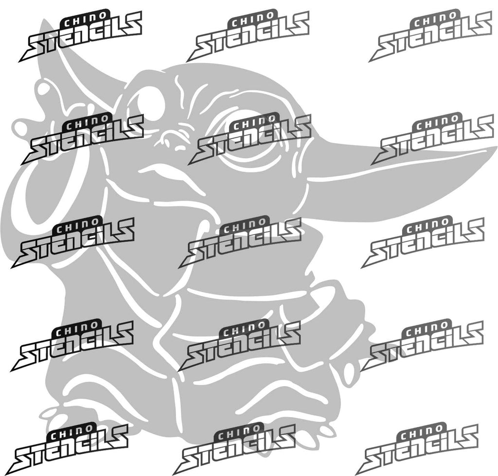 Star Wars Yoda Stencils