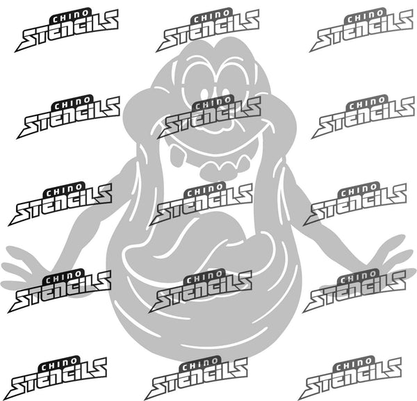 Ghost buster slimer 2 art stencil # 2134 – Chino Stencils