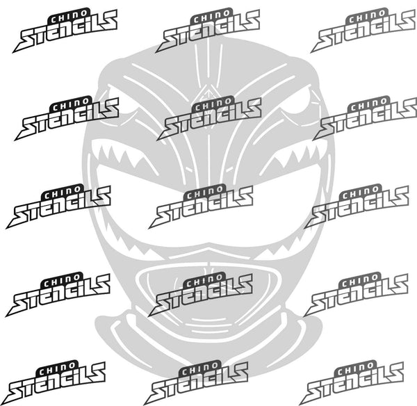 Power Ranger Green # 2277 art / Stencil – Chino Stencils